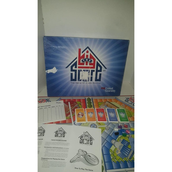 Games | Vintage The Big Score Board Game Of Credit Scoring United ...